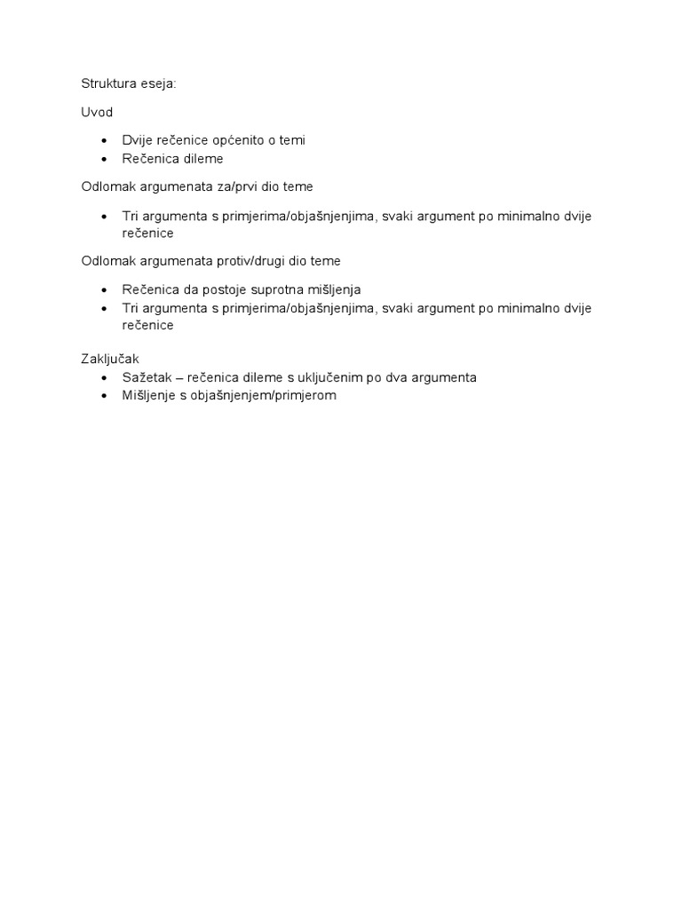 Struktura Eseja | PDF