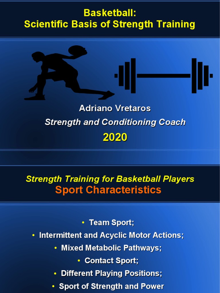 Basketball: Scientific Basis of Strength Training | PDF | Muscle ...