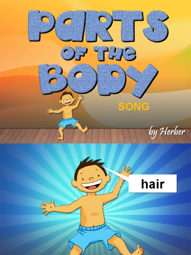 Parts of The Body Song Activities With Music Songs Nursery Rhymes Fun ...