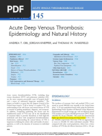Caprini Score | PDF | Thrombosis | Vein