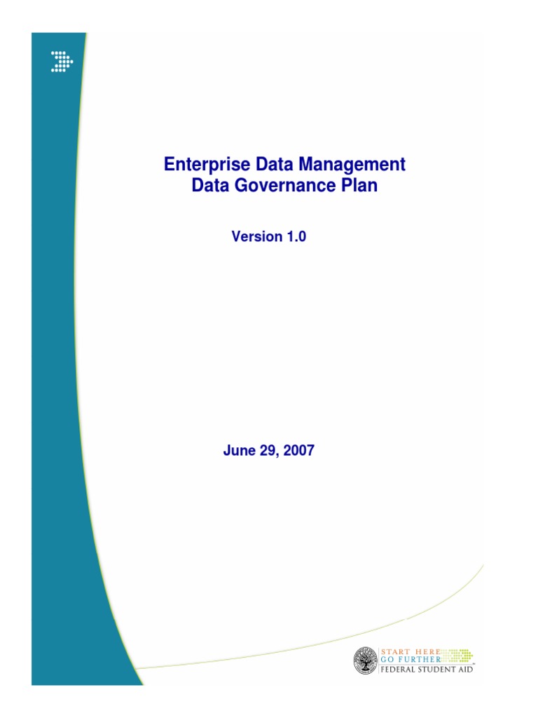 Data Governance Plan PDF | PDF | Governance | Metadata