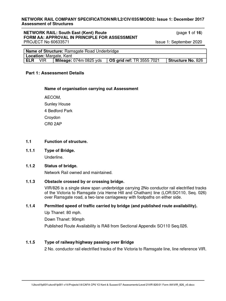 VIR 826 FORM AA v0 PDF | PDF | Buckling | Stiffness