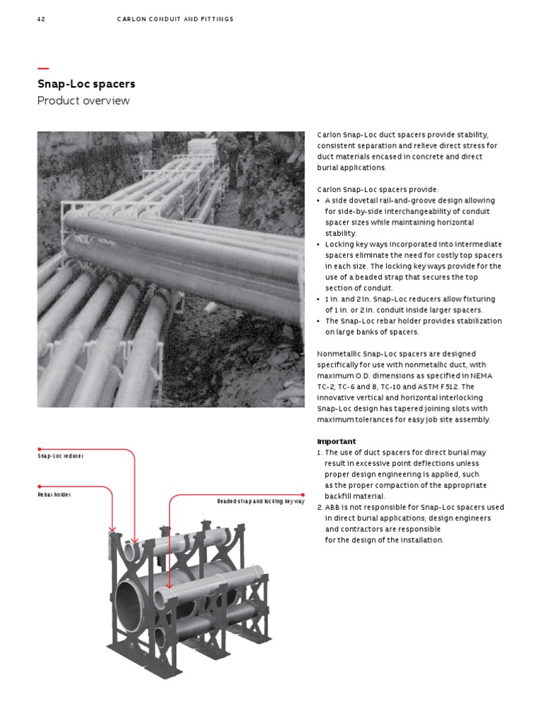 Product Overview: Snap-Loc Spacers | PDF | Building Engineering ...