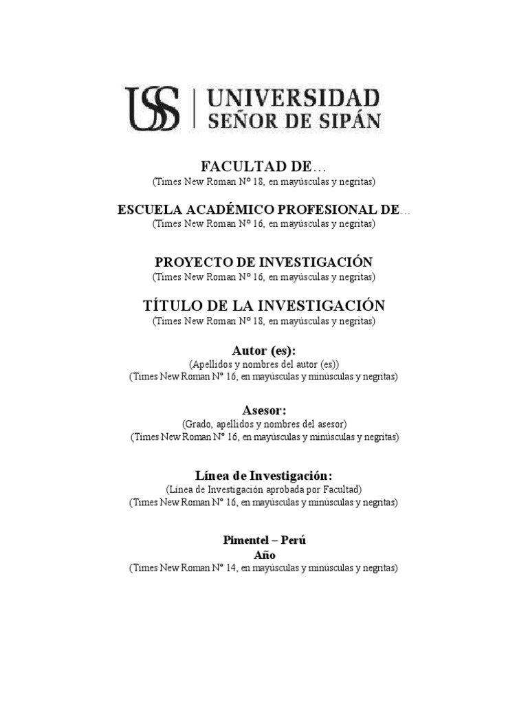 Tesis Uss, Formato 2020 | PDF | Validez (Estadísticas) | Métodos de ...