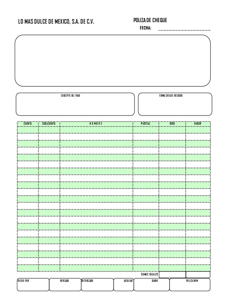 Poliza Cheque PDF | PDF