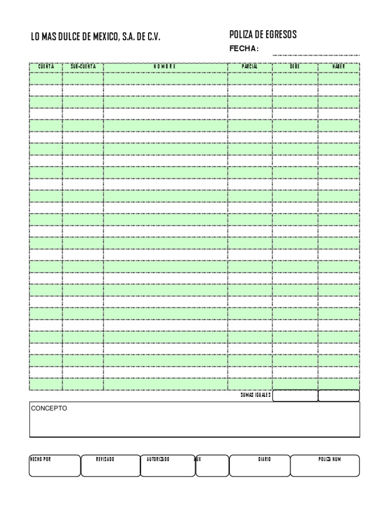 Poliza EGRESOS PDF | PDF