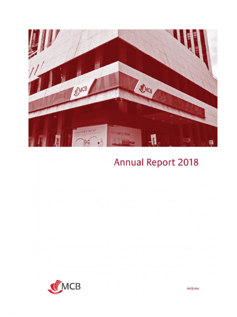MCB Annual Report 2018 Overview | PDF | Banks | Capital Requirement