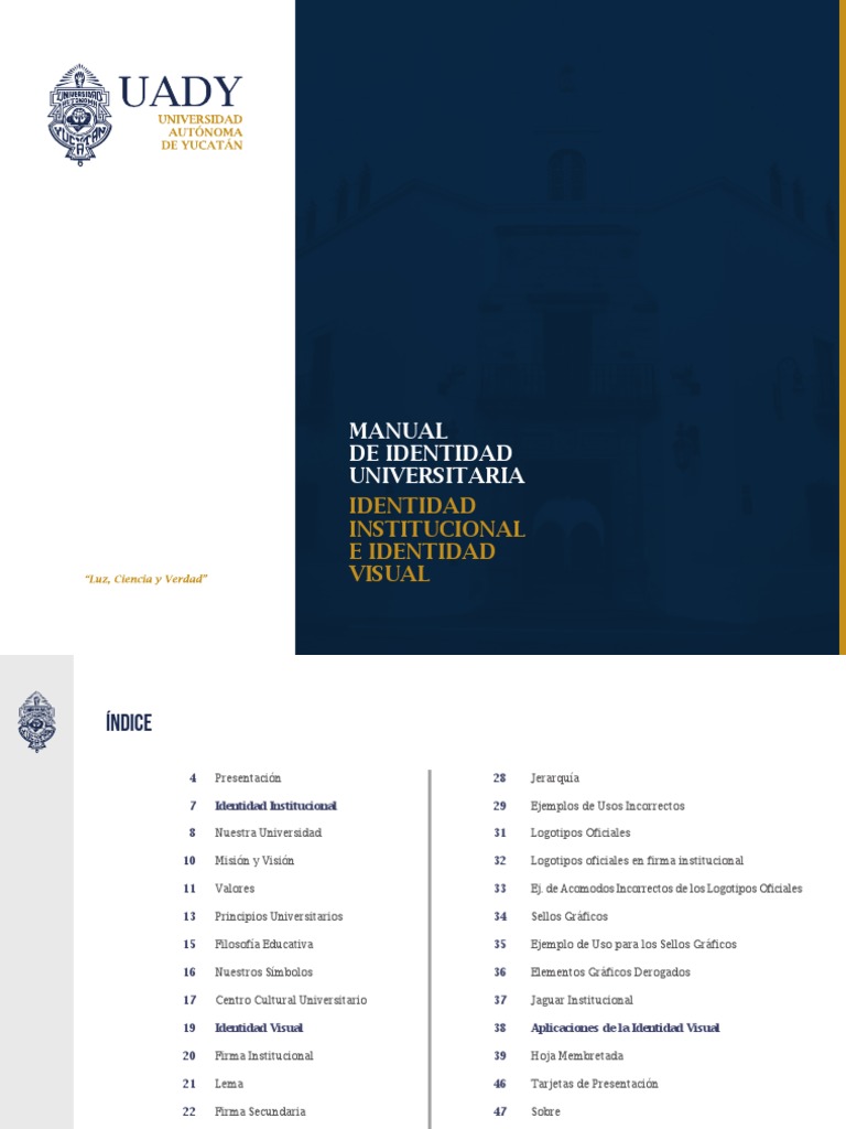 Manual Identidad UADY PDF | Descargar gratis PDF | Universidad ...