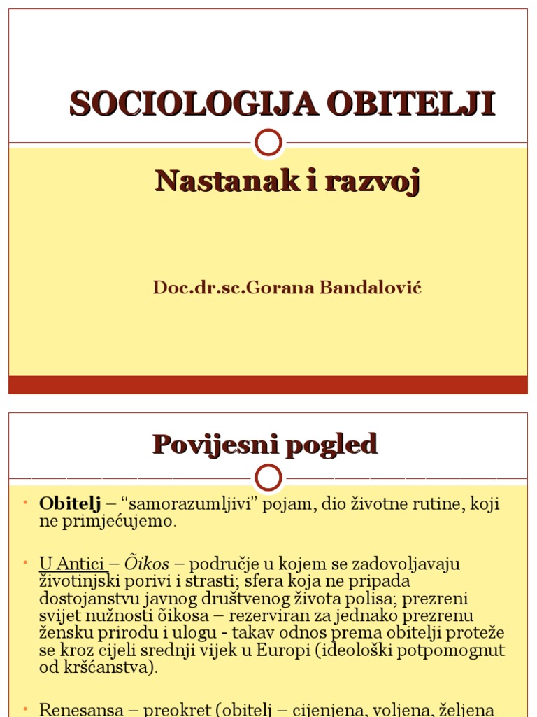 Nastanak I Razvoj | PDF