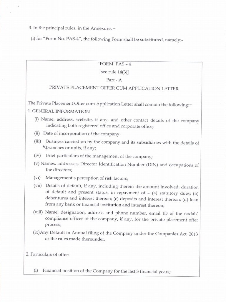 Form PAS-4 replacement details | PDF | Dividend | Interest