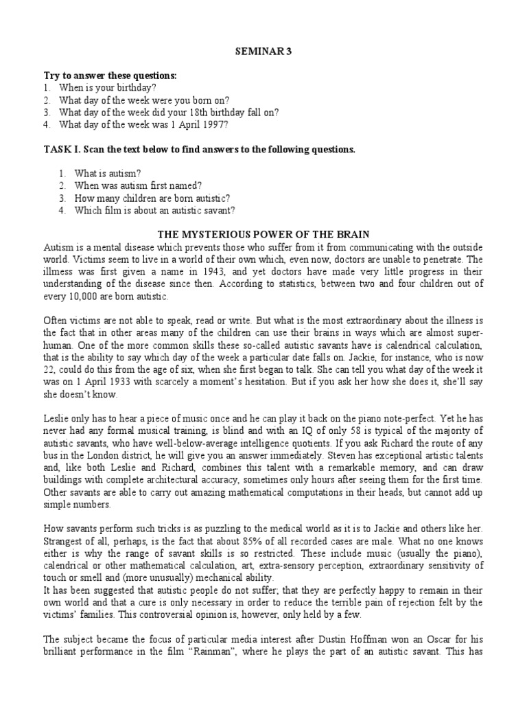 Understanding Autism | PDF | Autism | Neuropsychology