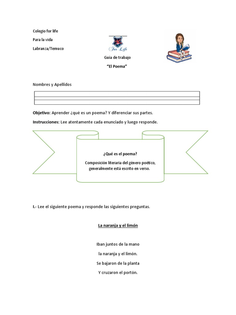 Guía de Poesía para Niños de Primaria | PDF | Poesía