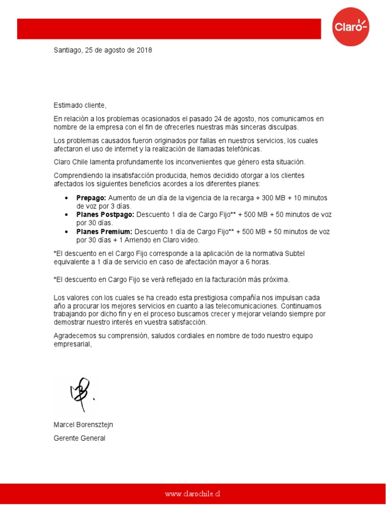 Carta Comunicacion Empresarial | PDF