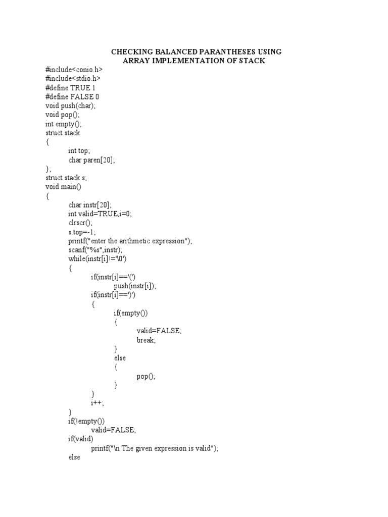 Applications of Stack | PDF | Programming Paradigms | Software Engineering