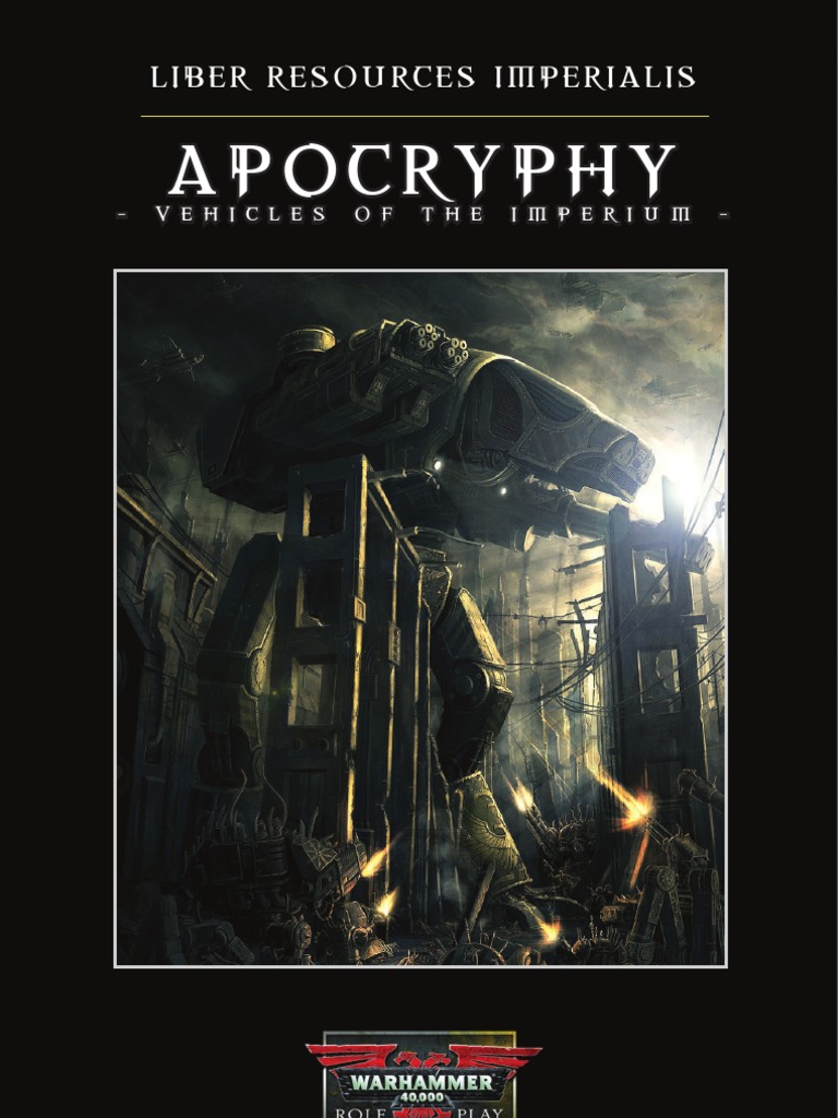 Dark Heresy - Vehicles | PDF