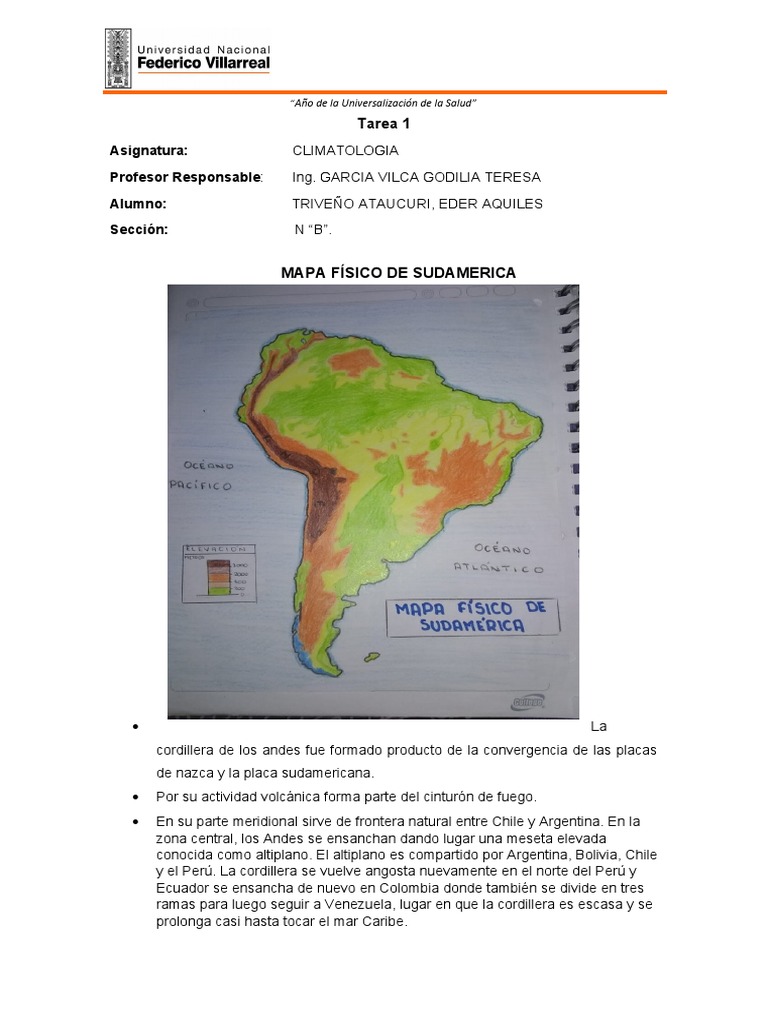 Cordillera de Los Andes | PDF | Andes | América del Sur