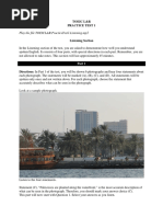 Mini TOEIC Bridge Practice 1 | PDF