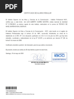 Certificado Iacc | PDF | Finanzas y administración del dinero