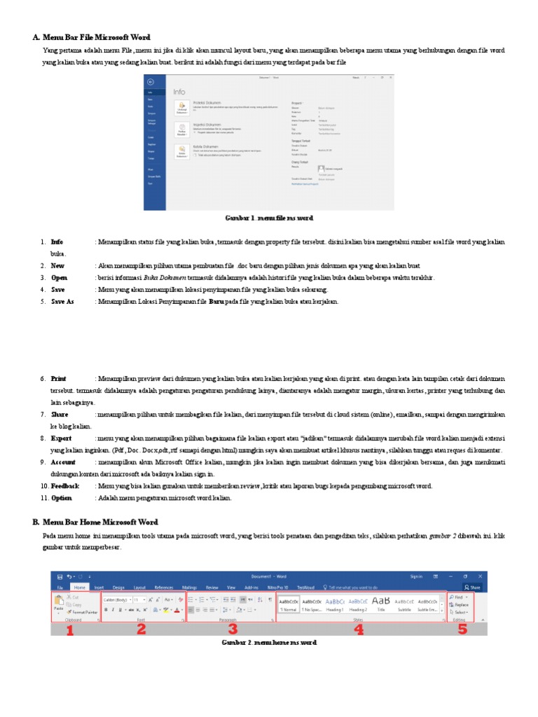 Materi Word 2016 | PDF