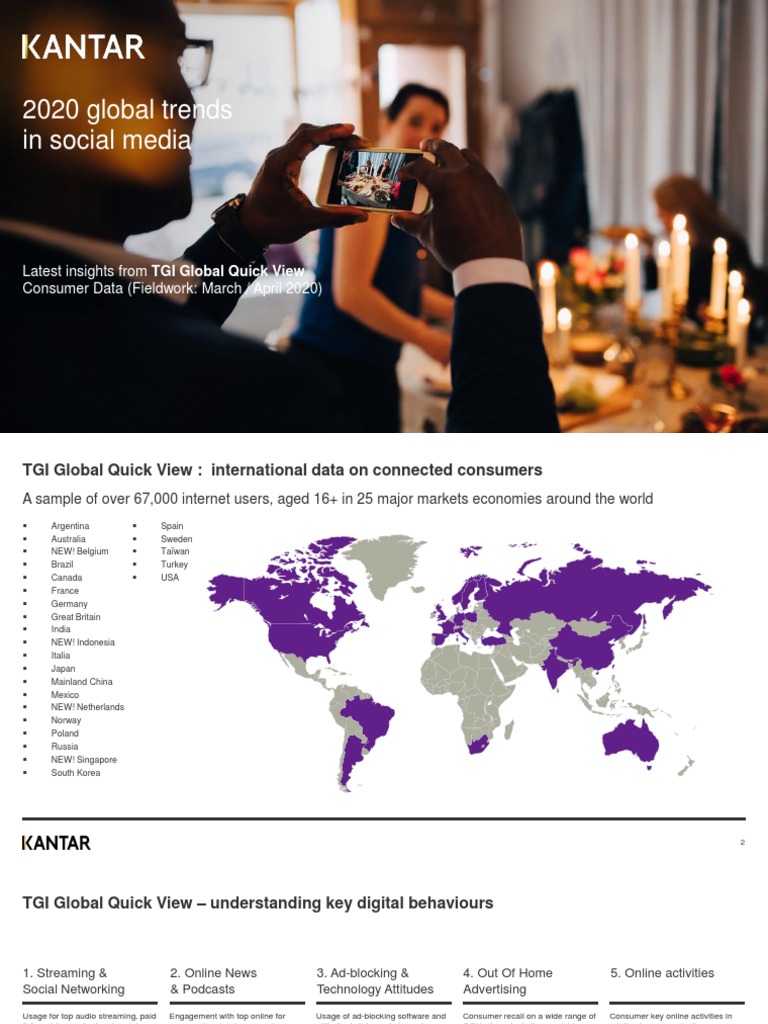 Kantar Social Media Report 2020 With Covid | PDF | Social Media ...