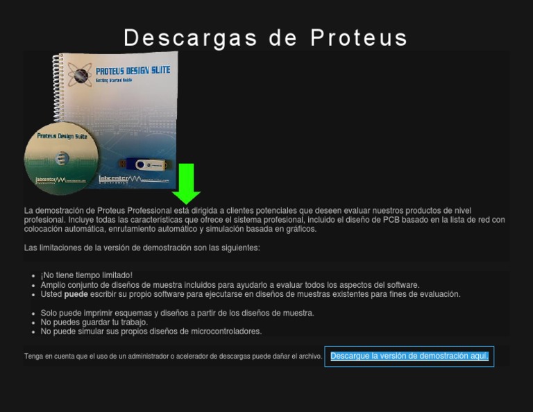 Anexo 1 - Enlace para Descargar Proteus | PDF