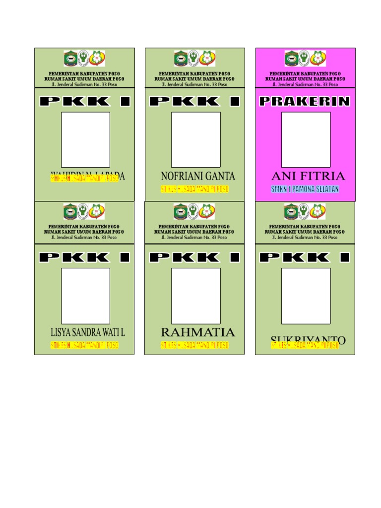 Id Card Prakerin | PDF