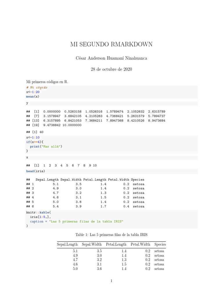 Leccion Del Curso de Manejo de Base de Datos en R | PDF | Métodos y ...