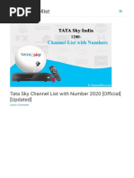 Jio Fiber Channels Plan Details | PDF