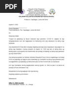 Letter To Sen Gatchalian | PDF