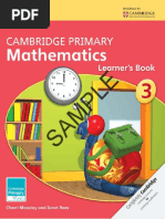 Cambridge Primary Mathematics Learners Book 3 | PDF