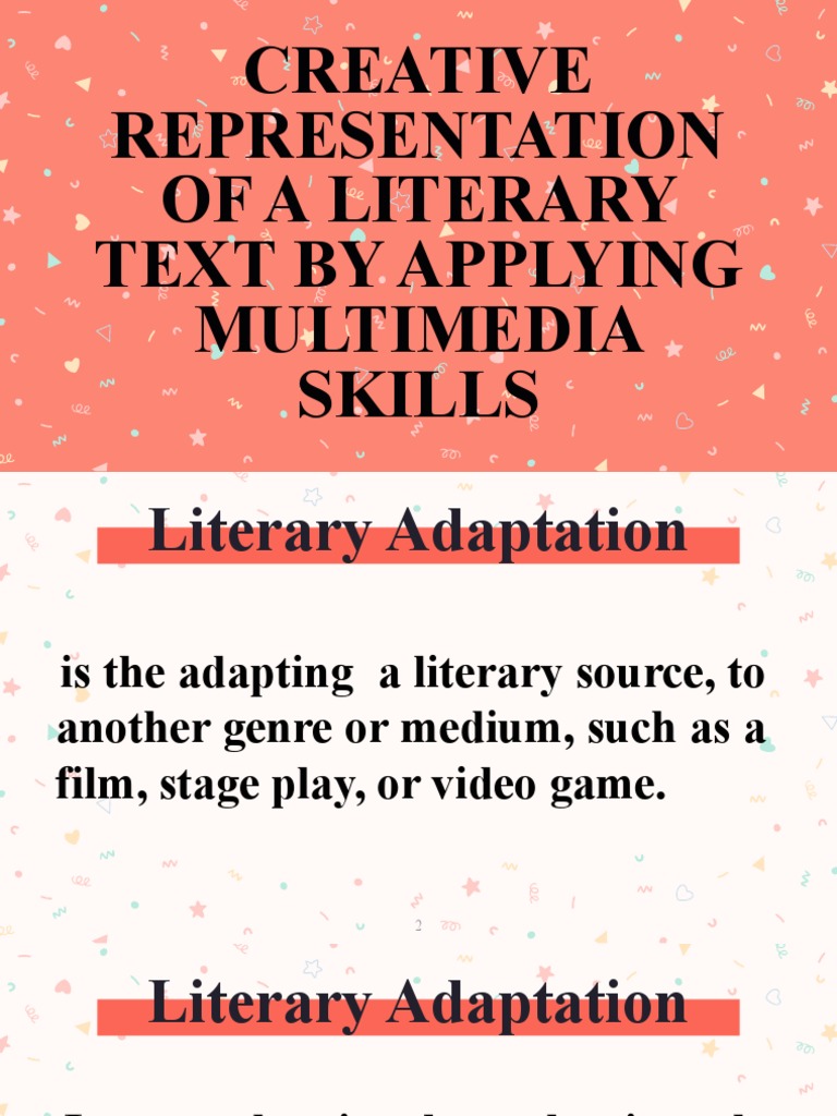 Creative Representation of A Literary Text by Applying Multimedia ...