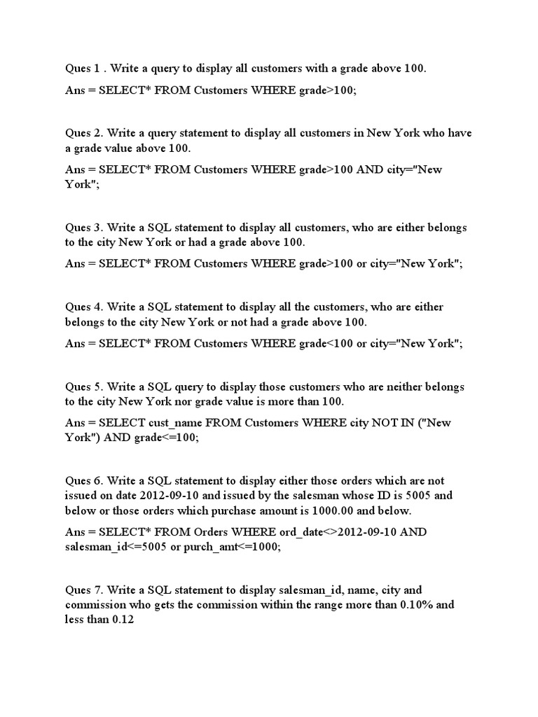 SQL Assignment 2 Boolean | PDF | Sql | Databases