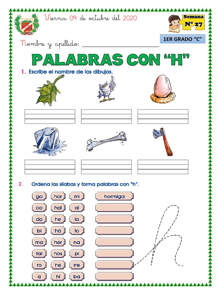 Palabras Con H | PDF | Estudios de idiomas extranjeros
