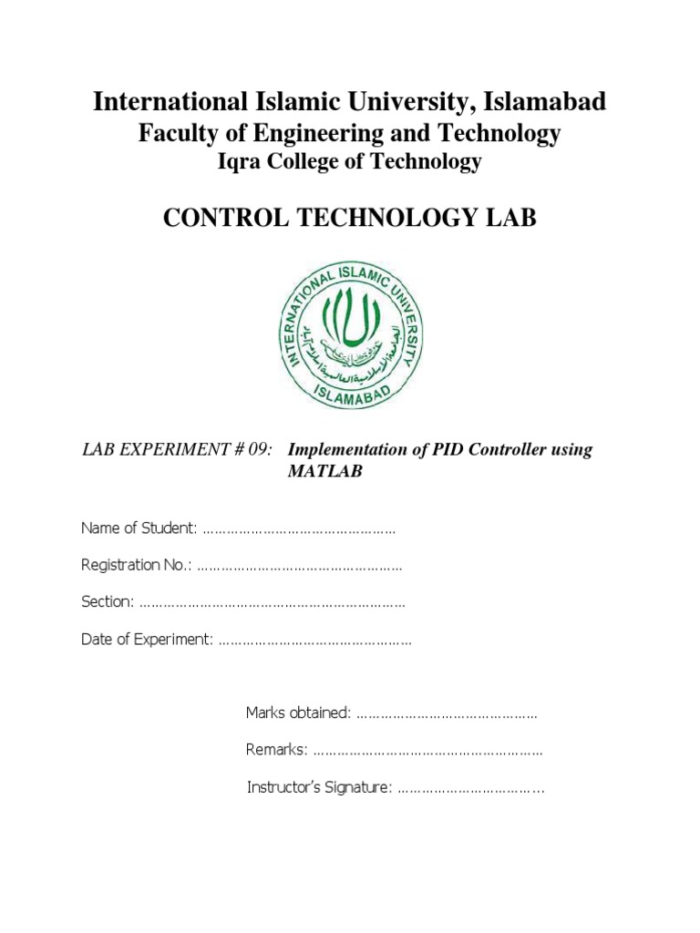 Lab 09 PDF | PDF | Control Theory | Applied Mathematics
