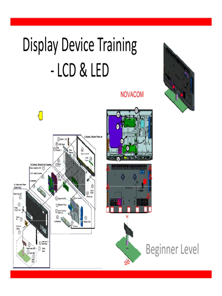 LCD & LED TV Basics Training Guide | PDF | Fluorescent Lamp | Hdmi