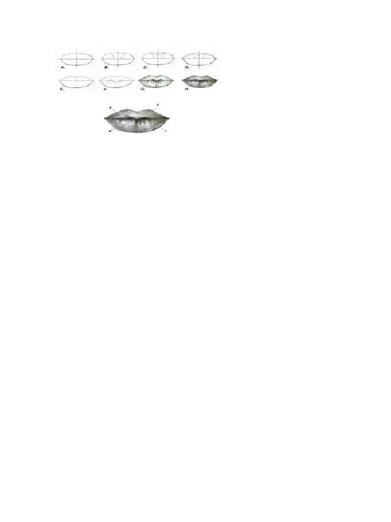 How To Draw Lips | PDF