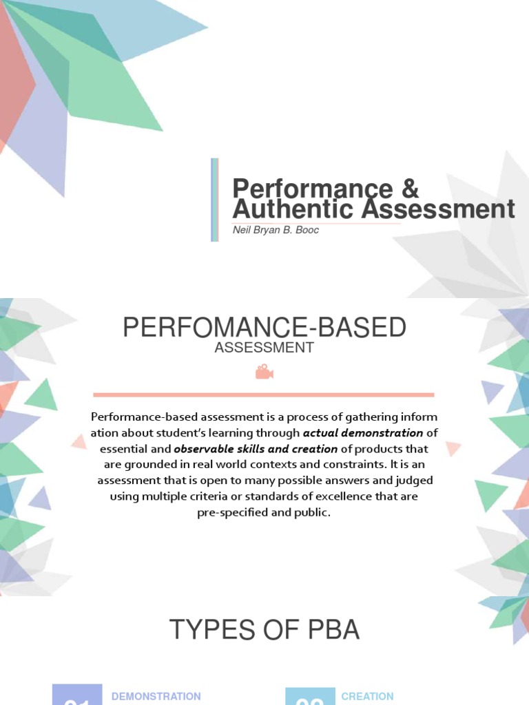 Performance Based Assessment | PDF | Educational Assessment | Rubric ...