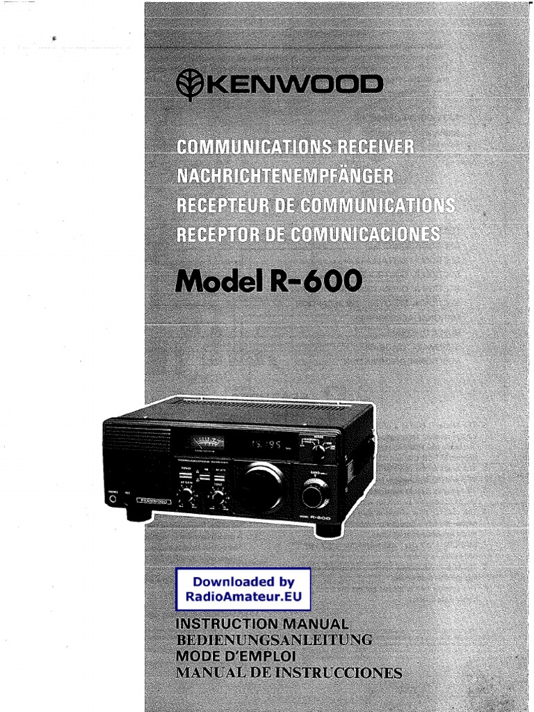 R-600 - User Manual | PDF