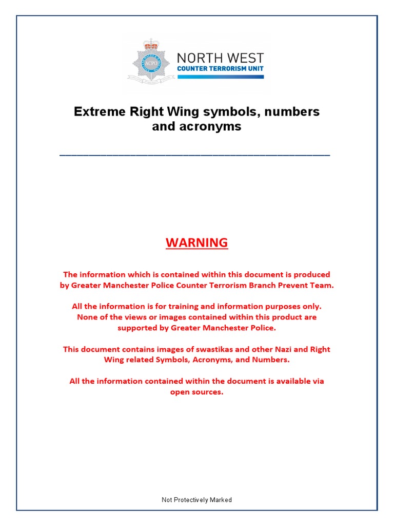 Extreme Right Wing Symbols Explained | PDF | White Supremacy | Religion ...