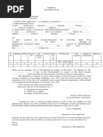 (MLH) .Land Application Form - Customary Land Rights | PDF | Social ...