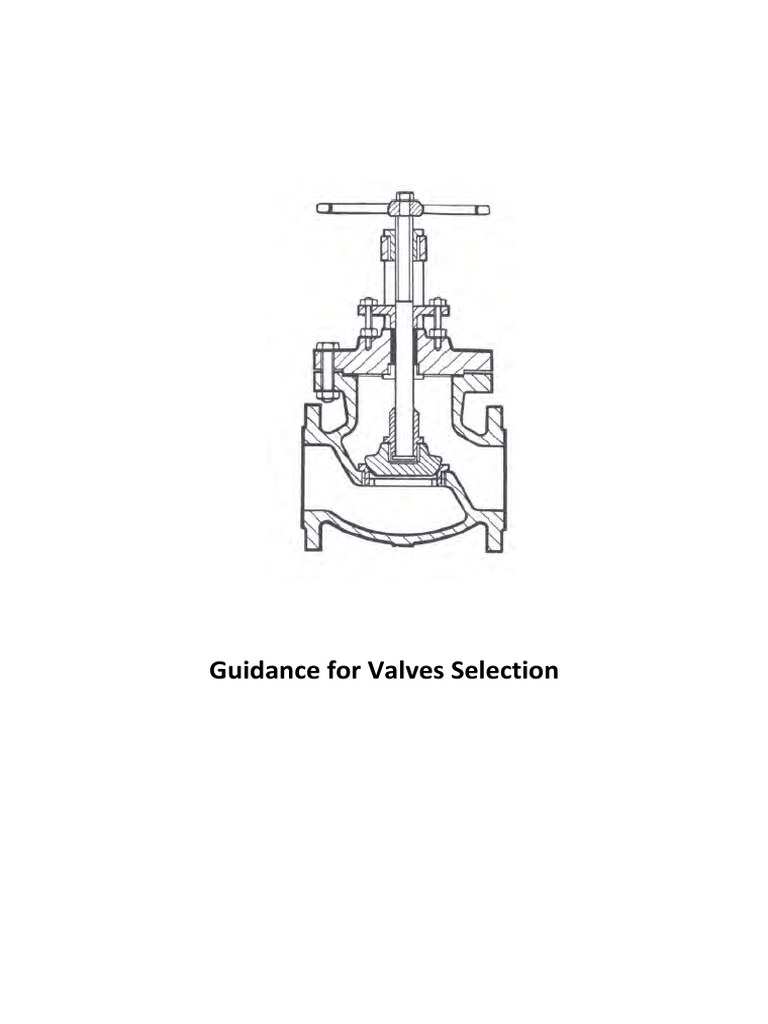 Petunjuk Pemilihan Valve PDF | Download Free PDF | Valve | Pipe (Fluid ...