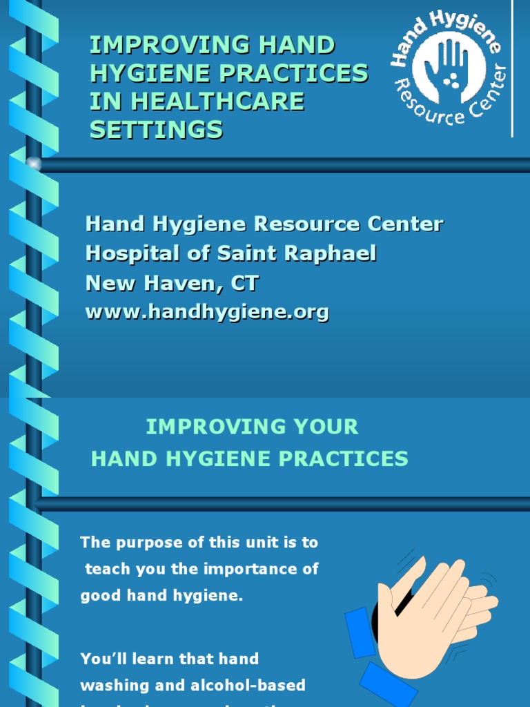 Improving Hand Hygiene Practices in Healthcare Settings | PDF | Hand ...