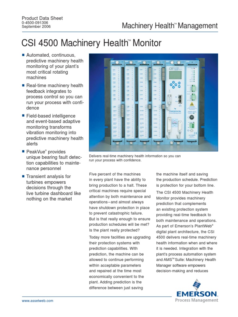 CSI 4500 Datasheet | PDF | Automation | Power Supply