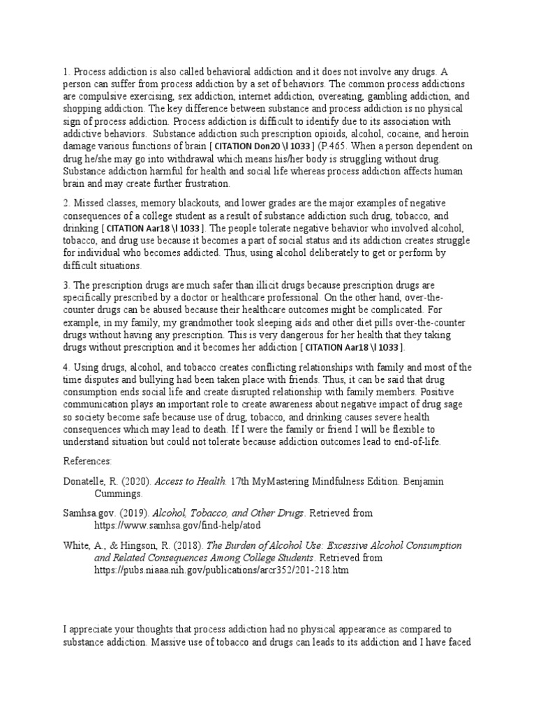 Process Addiction Is Also Called Behavioral Addiction and It Does Not ...