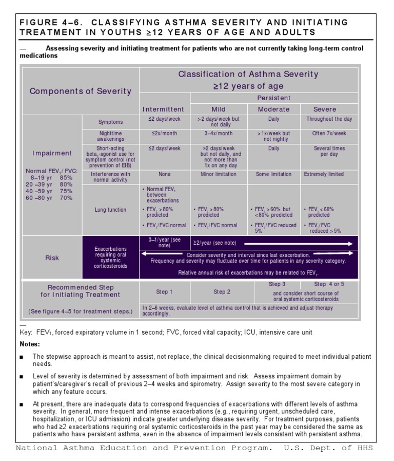 Classifying Asthma Severity In Adults