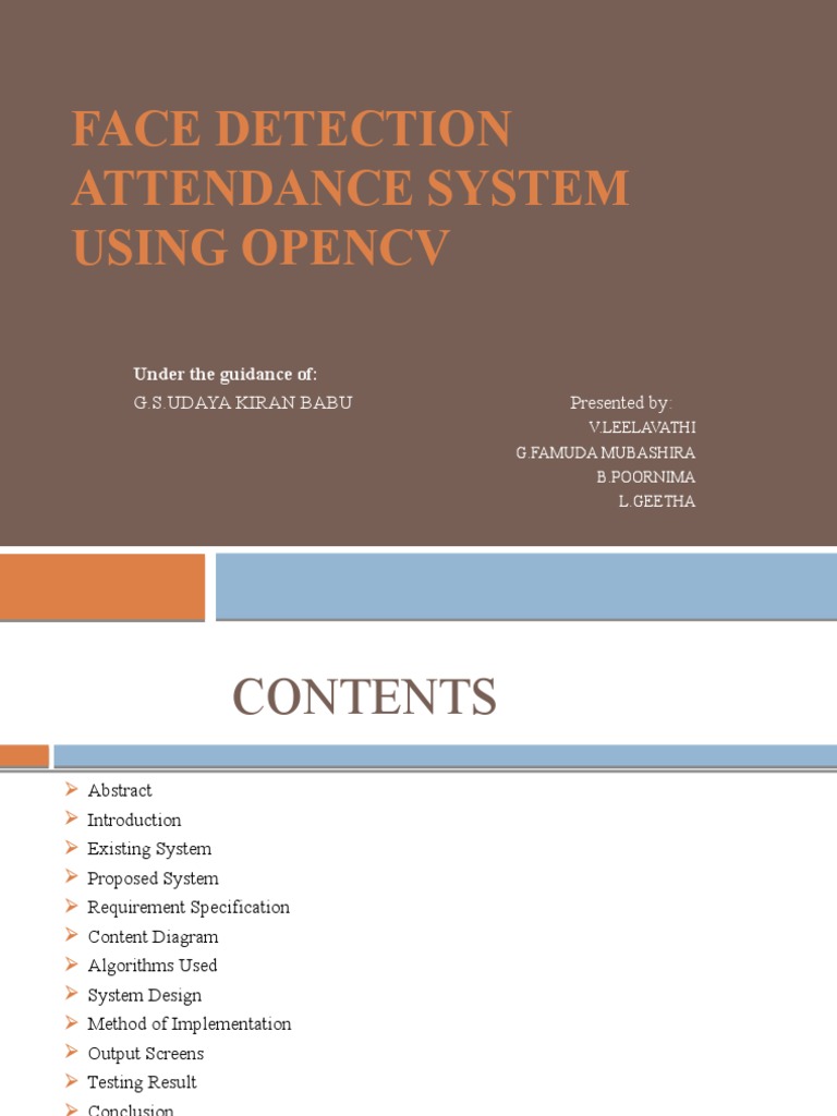 Face Detection | PDF | Algorithms | Computer Programming