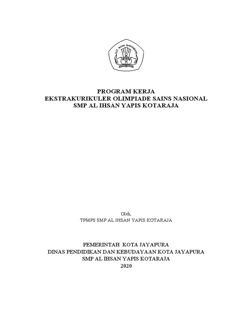 Program Kerja OSN | PDF