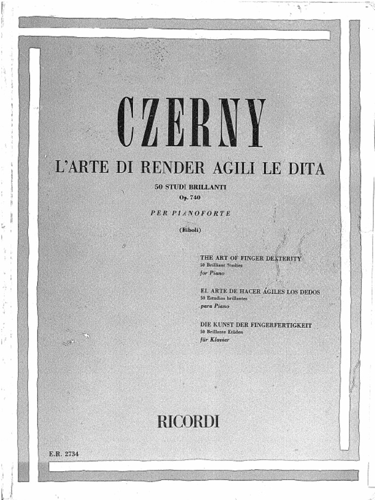Czerny 1-48 Pages | PDF