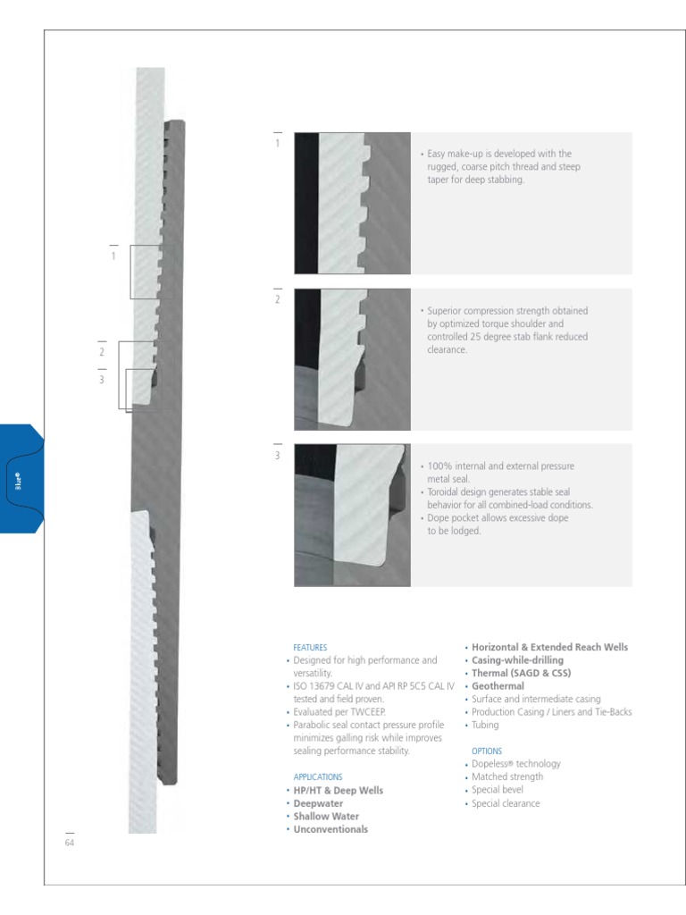 Tenarishydril-Premium-Connections-Catalog TSH Blue PDF | PDF | Casing ...