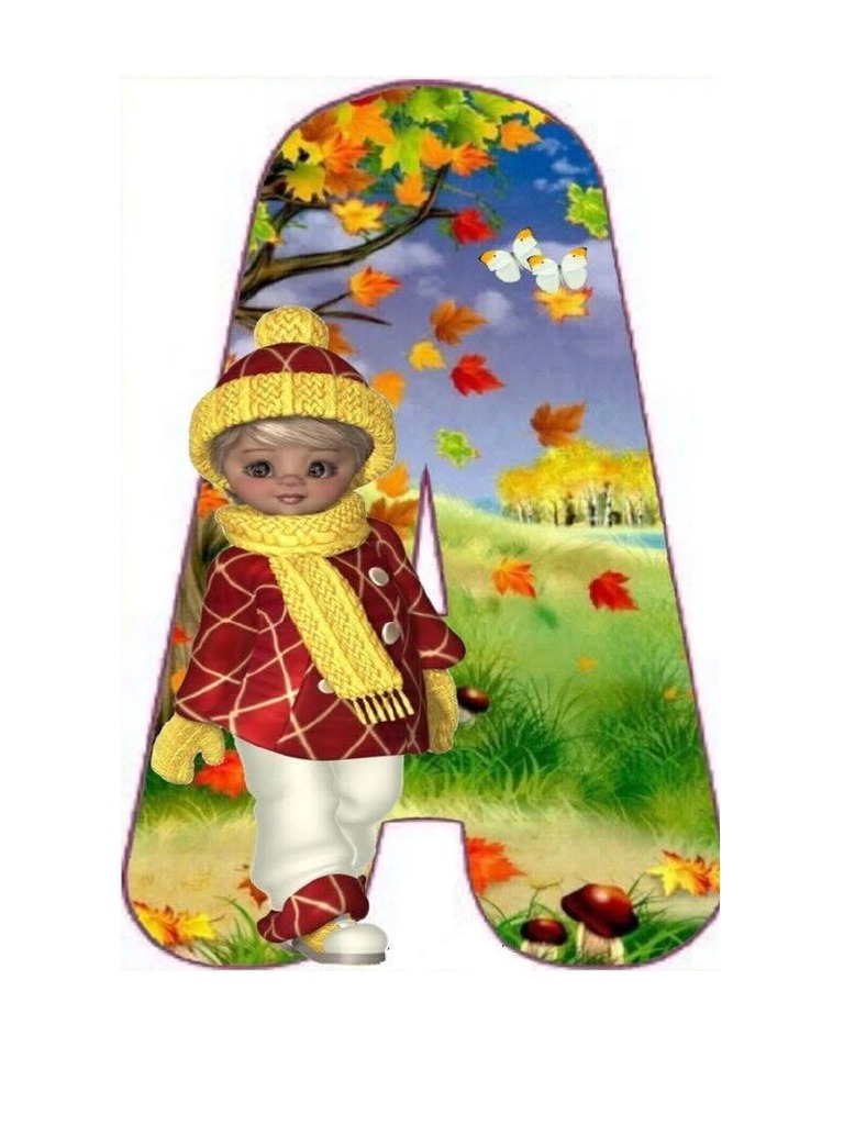 Alfabetul Litere de Toamna | PDF